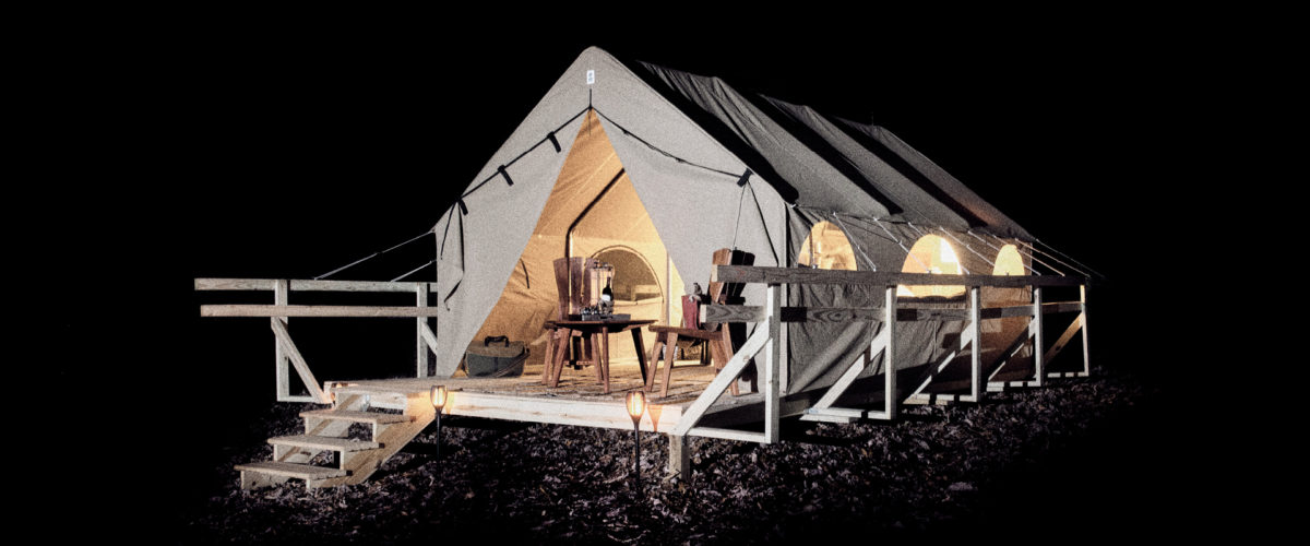 Canvas Glamping Tents - Diamond Brand Gear